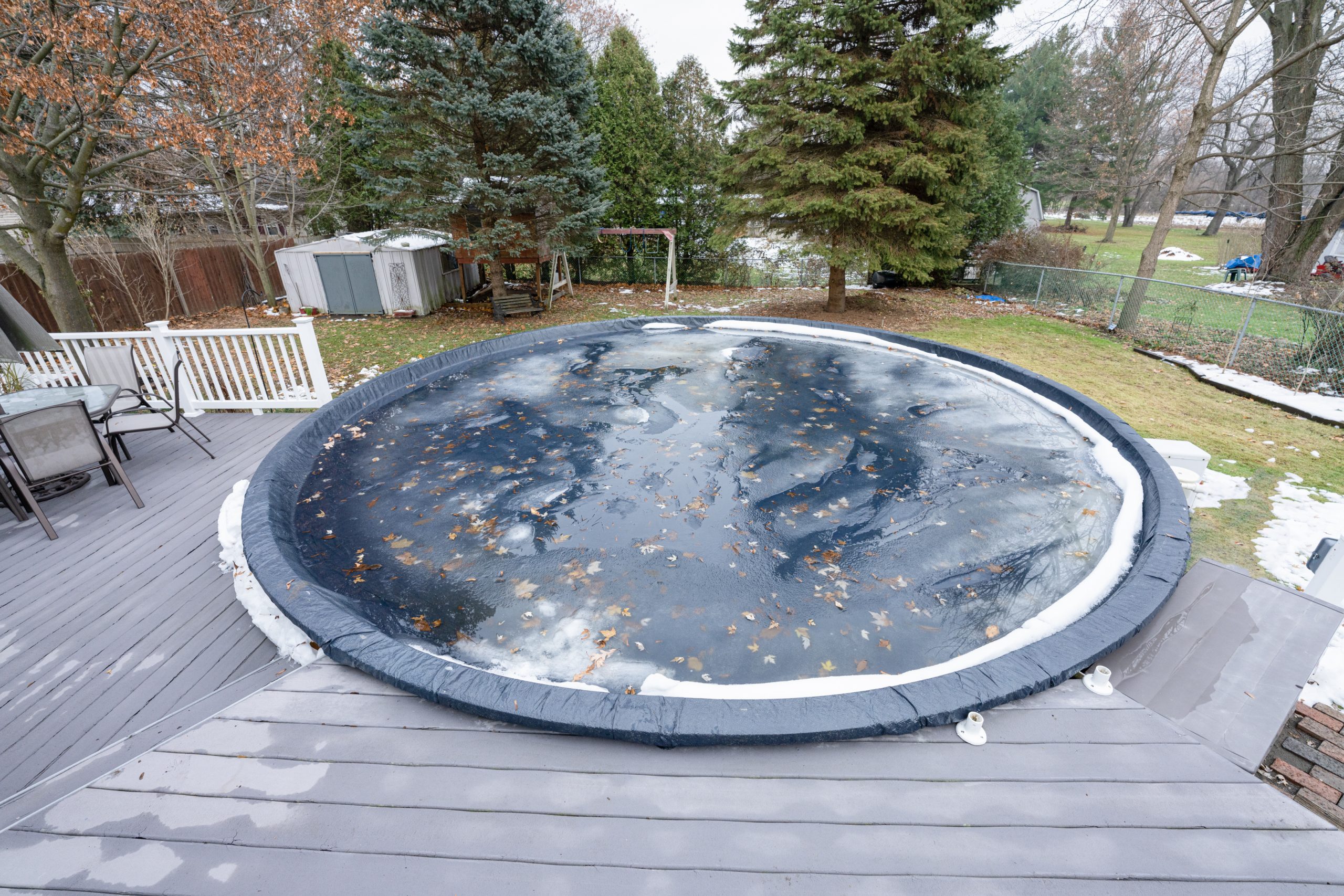 Caring For Your Pool In The Winter - Peek Pools & Spas Custom Pool News